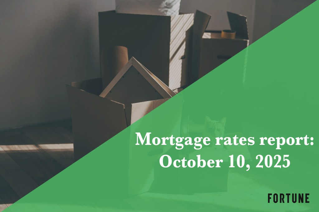 Current mortgage rates report for Oct. 10, 2025: Rates remain steady ...