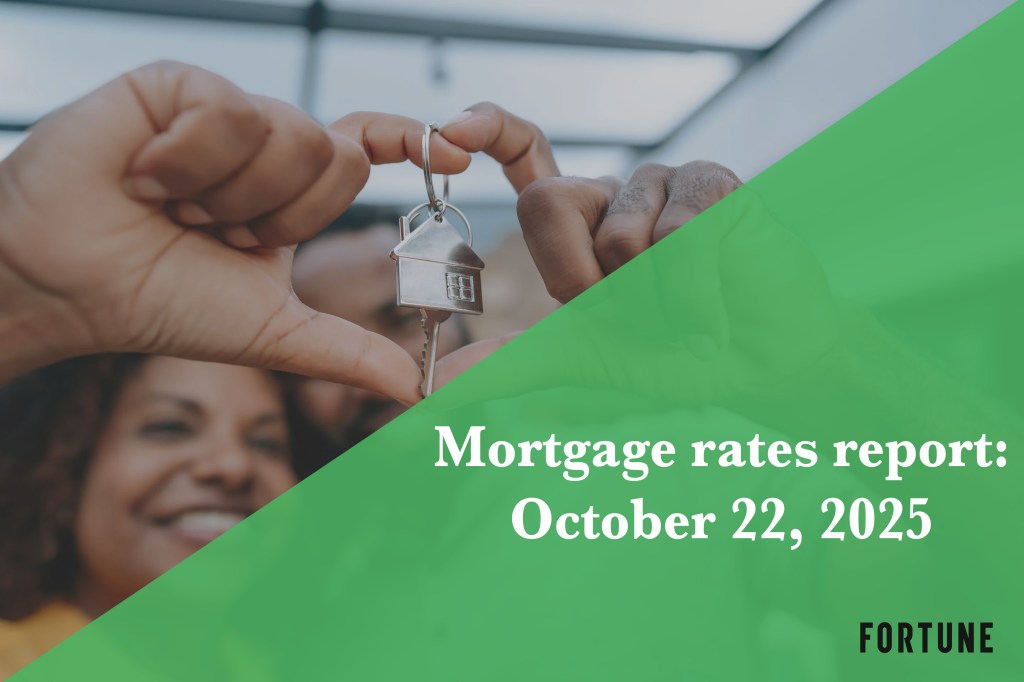 Current mortgage rates report for Oct. 22, 2025: Rates remain low | Fortune