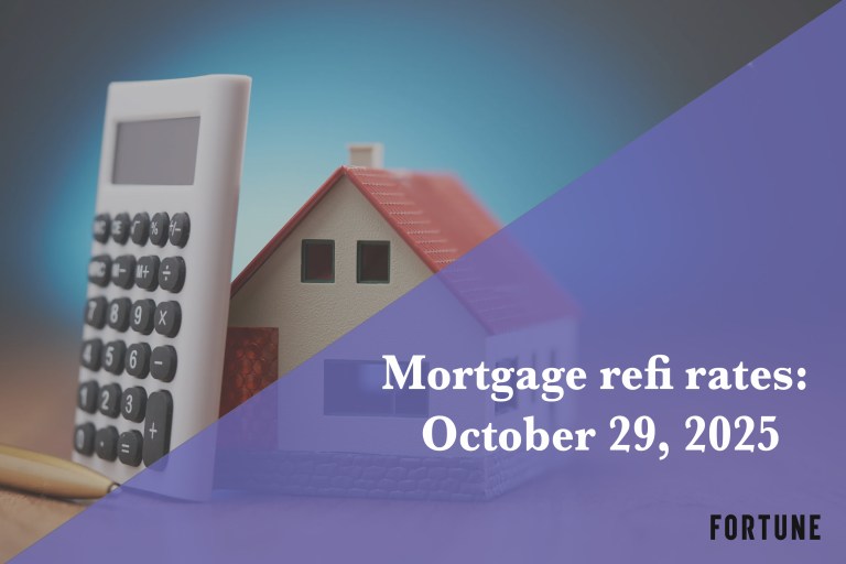 Current refi mortgage rates on October 29, 2025 | Fortune