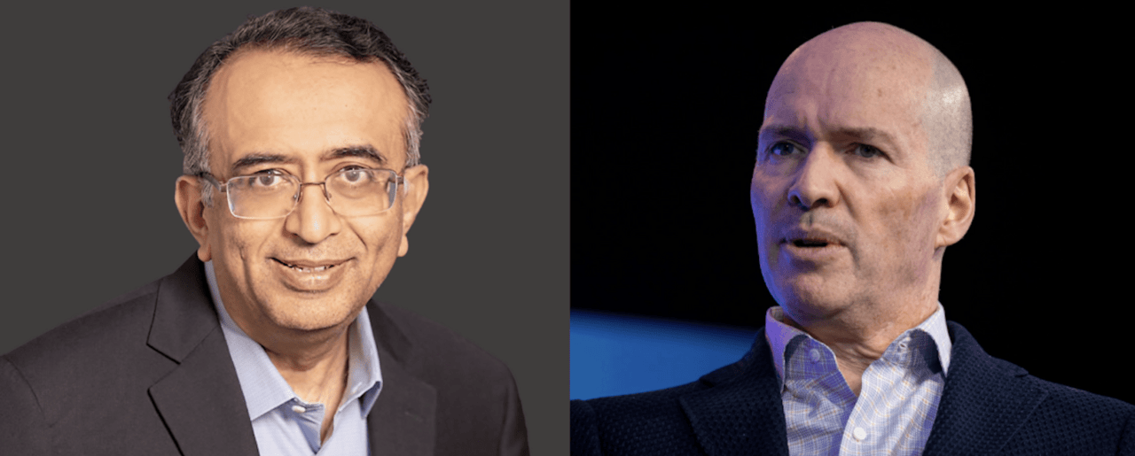 Andreessen Horowitz’s Raghu Raghuram and Ben Horowitz. Courtesy of a16z
