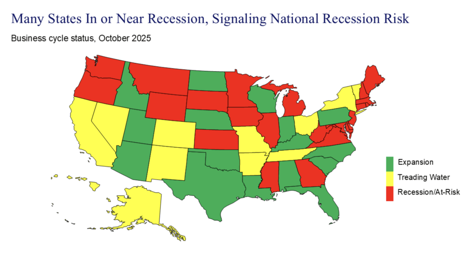 These 2 states will determine if the U.S. slips into a recession while ...