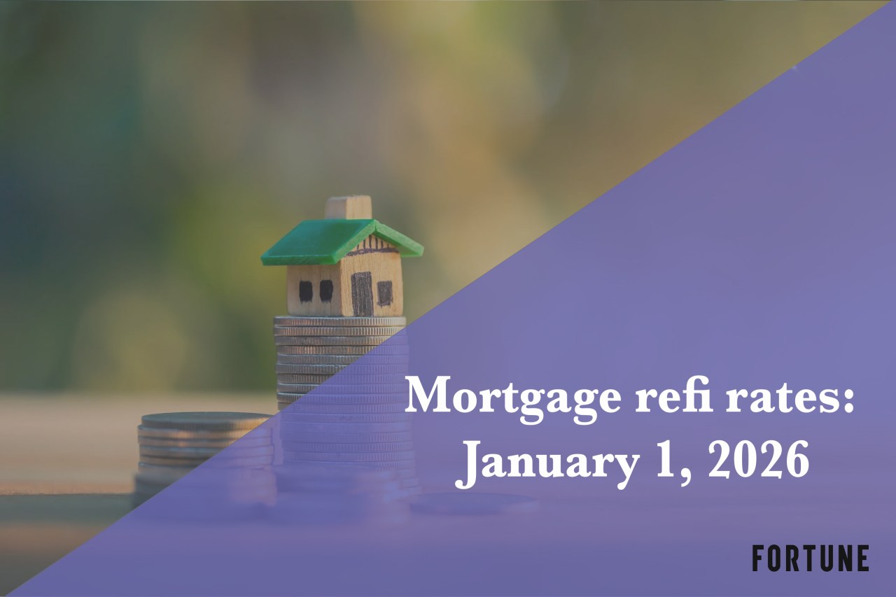 Current refi mortgage rates report for Jan. 1, 2026 | Fortune