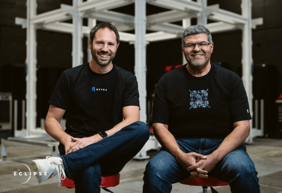 Mytra's Chris Walti (L) and Ahmad Baitalmal (R). Mytra