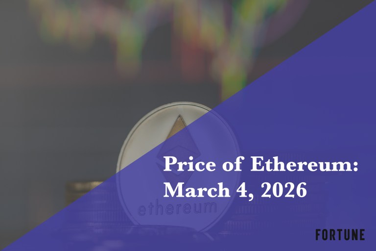 Current price of Ethereum for March 4, 2026 | Fortune
